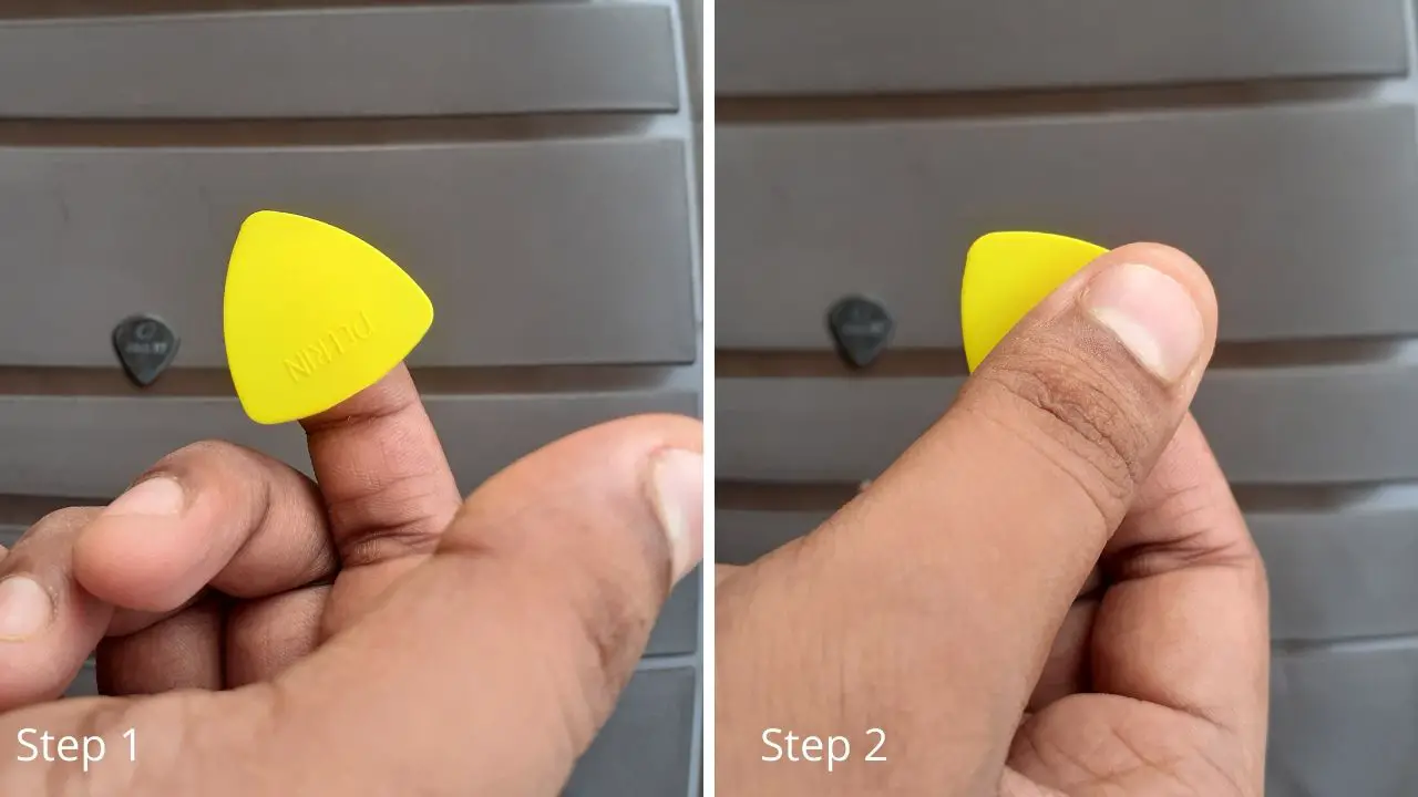 How To Hold A Guitar Pick - The Ultimate Guide - Pick Up The Guitar