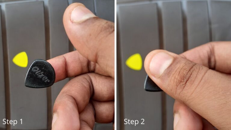 How To Hold A Guitar Pick - The Ultimate Guide - Pick Up The Guitar
