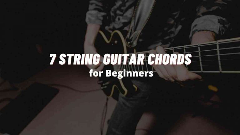 7 String Guitar Chords with PDF & Chart - Pick Up The Guitar